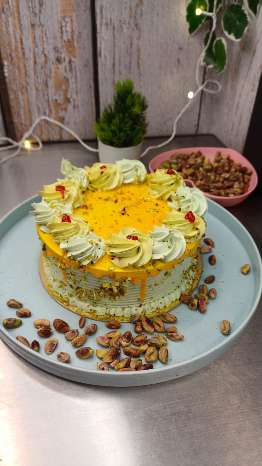 Tropical Mango Pistachio Cake – Enrich